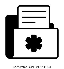 Medical Folder Modern Concepts Design Vector Stock Vector (Royalty Free ...