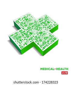 Medical Icon Background Stock Vector (Royalty Free) 174228323 ...