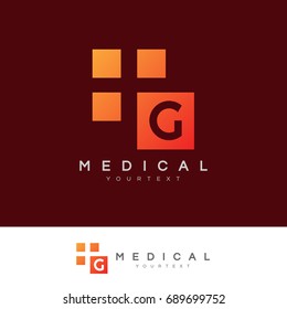 Medical Initial Letter G Logo Design Stock Vector (Royalty Free ...