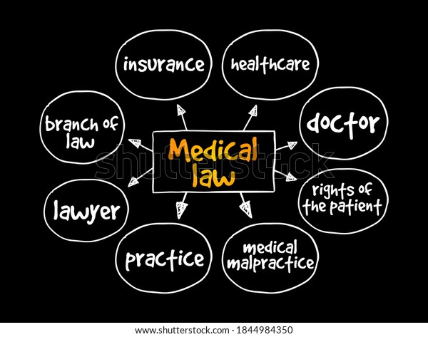 Medical Law Mind Map Concept Presentations Stock Vector (Royalty Free ...