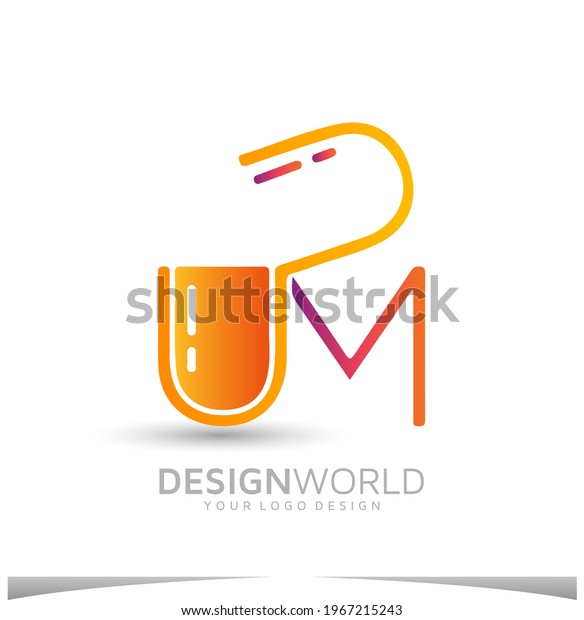 Medical Letter M Tablet Vector Logo Stock Vector (Royalty Free ...