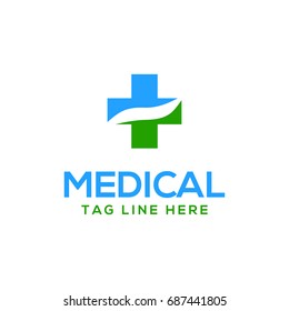 Medical Company Logo Design Vector Stock Vector (Royalty Free) 1492429787