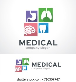Medical Logo Template Design Vector Emblem Stock Vector (Royalty Free ...