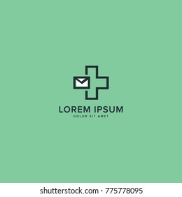 Medical Mail Logo Stock Vector (Royalty Free) 775778095 | Shutterstock