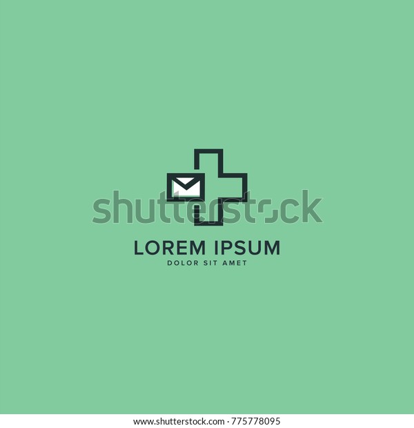 Medical Mail Logo Stock Vector (Royalty Free) 775778095 | Shutterstock
