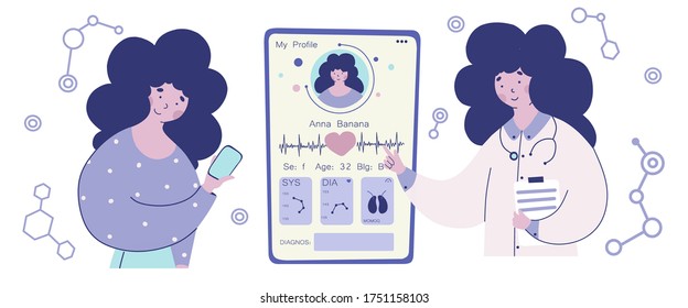 Medical Mobile App Concept Vector Graphic Stock Vector (Royalty Free ...