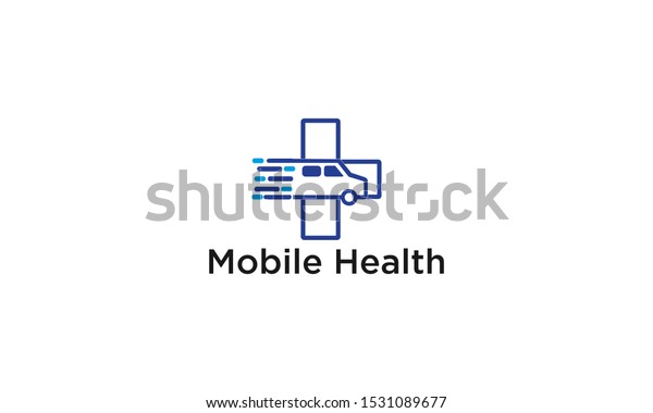 Medical Mobile Logo Combination Logo Stock Vector (Royalty Free ...