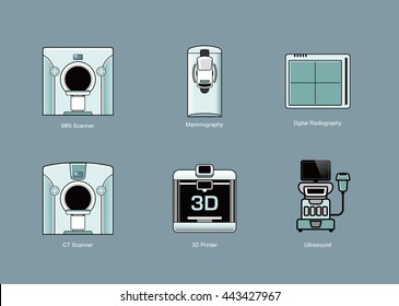 Medical Modality Icon Sets Vector Illustration Stock Vector (Royalty ...