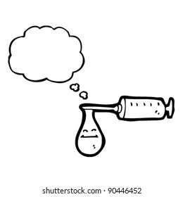 Medical Needle Cartoon Stock Vector (Royalty Free) 90446452