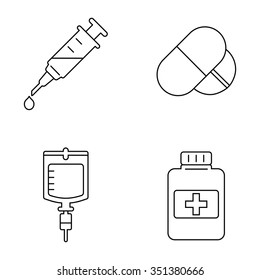 358,011 Medicine Outline Images, Stock Photos & Vectors | Shutterstock