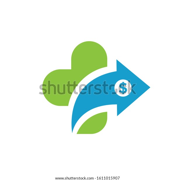 Medical Payment Logo Design Template Vector Stock Vector (Royalty Free ...