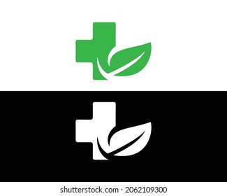 Medical Plus Logo Design Leaf Symbol 库存矢量图（免版税）2062109300 | Shutterstock
