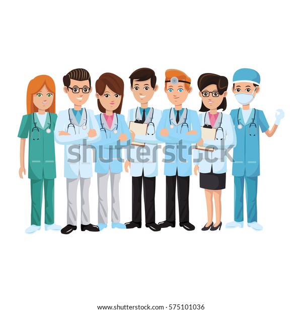 Medical Professionals Icon: стоковая векторная графика (без ...