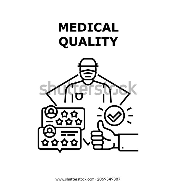 Medical Quality Vector Icon Concept Medical Stock Vector (Royalty Free ...