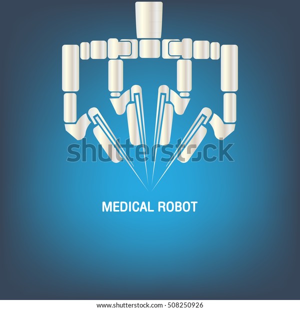 Medical Robot Icon Vector Stock Vector (Royalty Free) 508250926 ...