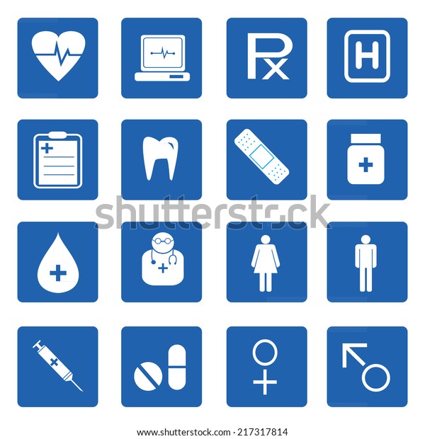 Medical Science Icon Setvector Illustration: เวกเตอร์สต็อก (ปลอดค่า ...