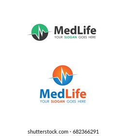 Medical Science Logo Template Stock Vector (Royalty Free) 682366291 ...