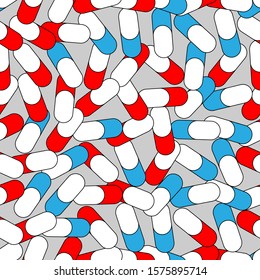 Medical Seamless Pattern Texture Medicinal Pharmaceutical Stock Vector ...