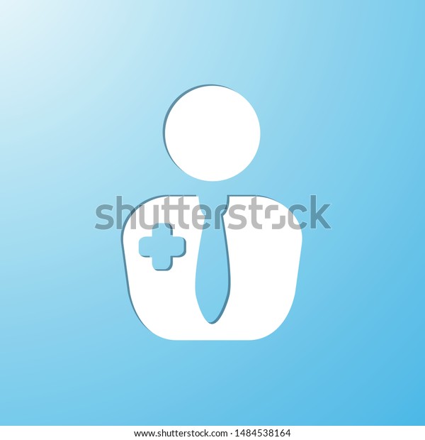 Medical Staff Icon Vector Isolated Background Stock Vector (Royalty ...