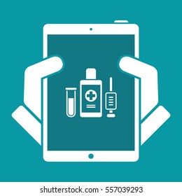 Medical Symbols Vector Icon Computer Website Stock Vector (Royalty Free ...