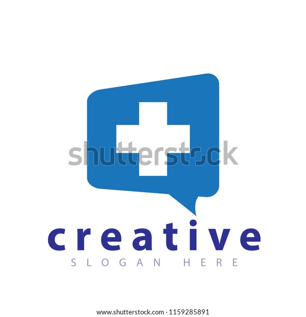 Medical Talk Logo Icon Vector Stock Vector (Royalty Free) 1159285891 ...