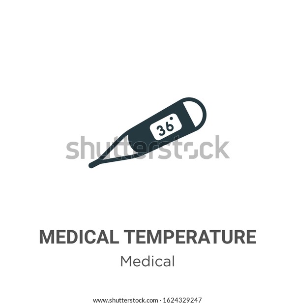 Medical Temperature Control Tool Glyph Icon Stock Vector (Royalty Free ...