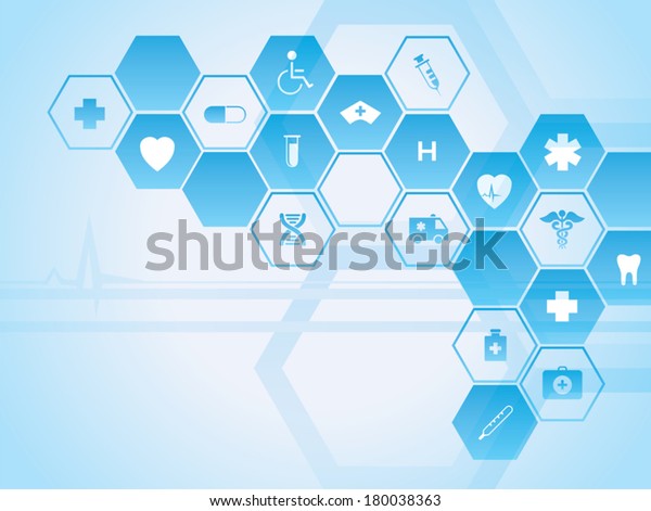 Medical Theme Stock Vector (Royalty Free) 180038363 | Shutterstock