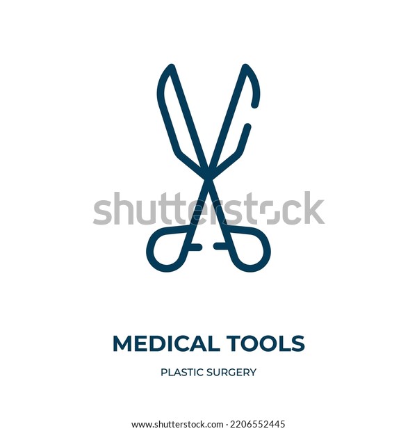 Medical Tools Icon Linear Vector Illustration Stock Vector (Royalty ...