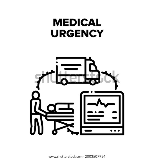 Medical Urgency Vector Icon Concept Medical Stock Vector (Royalty Free ...