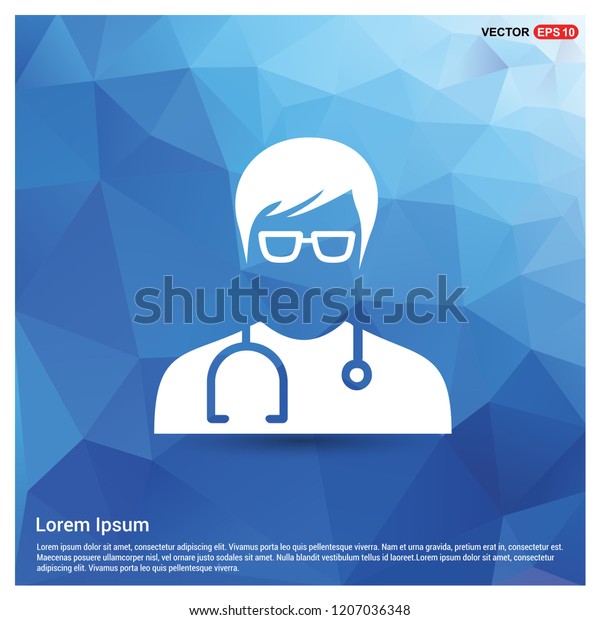 Medical User Icon Vector Icon Stock Vector (Royalty Free) 1207036348 ...