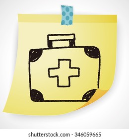 Medicine Case Doodle Drawing Stock Vector (Royalty Free) 346059665 ...