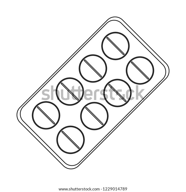 Medicine Drugs Tablet Stock Vector (Royalty Free) 1229014789 | Shutterstock