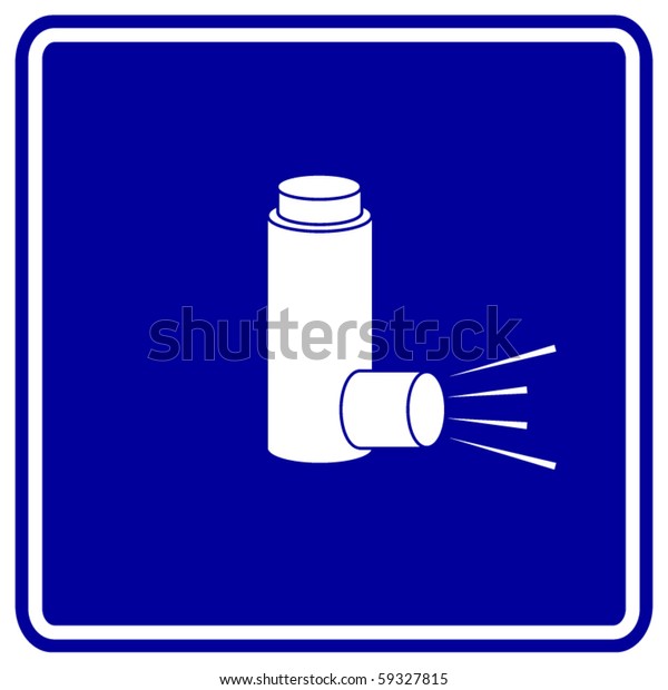Medicine Inhaler Sign Stock Vector (Royalty Free) 59327815 | Shutterstock
