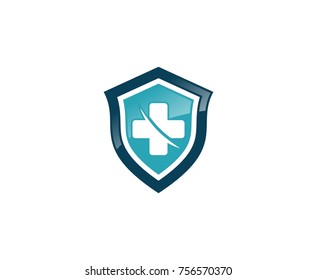 Medicine Shield Logo Stock Vector (Royalty Free) 756570370 | Shutterstock