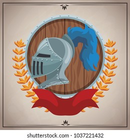 Medieval Army Emblem Stock Vector (Royalty Free) 1037221432 | Shutterstock