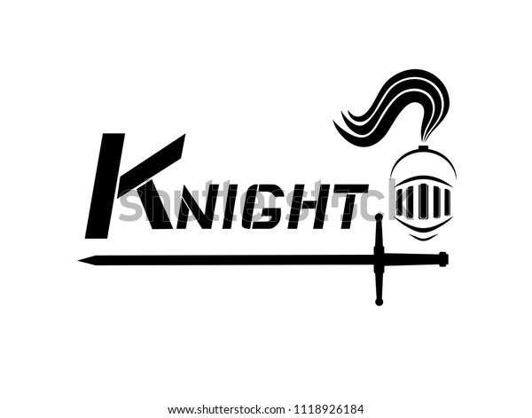 Medieval Knight Symbol Stock Vector (Royalty Free) 1118926184