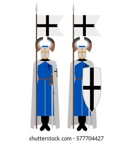 Medieval Knights Weapons Uniforms Jousting Signs Stock Vector (Royalty ...