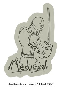Medieval Stick Stock Vector (Royalty Free) 111647063 | Shutterstock