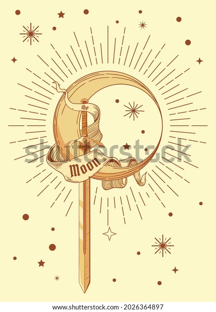 Medieval Yellow Sword Bold Border Cartoon Stock Vector (Royalty Free ...