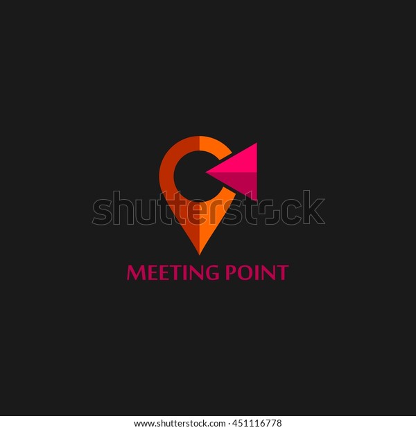Meeting Point Logo Design Template Vector Stock Vector (Royalty Free ...