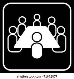 Meeting Symbol Stock Vector (Royalty Free) 71972077 | Shutterstock