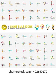 Mega Collection Light Bulb Logos Stock Vector (Royalty Free) 402660172 ...