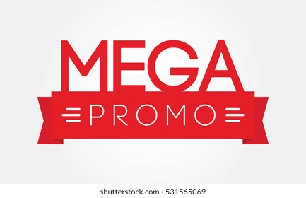 Mega Promo Tag Label Stock Vector (Royalty Free) 531565069 | Shutterstock