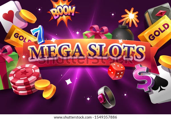 Mega Slots Ribbon Icon Set Slots: เวกเตอร์สต็อก (ปลอดค่าลิขสิทธิ์ ...