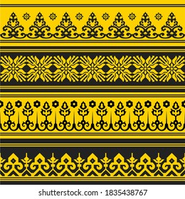 Melayu Pattern Symbol Fabric Background Other Stock Vector (Royalty ...