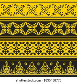 Melayu Pattern Symbol Fabric Background Other Stock Vector (Royalty ...