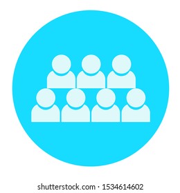 Member List Icon Trendy Flat Style Stock Vector (Royalty Free ...
