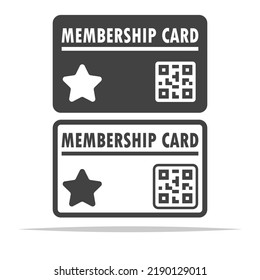 Membership Card Icon Transparent Vector Isolated Stock Vector (Royalty ...