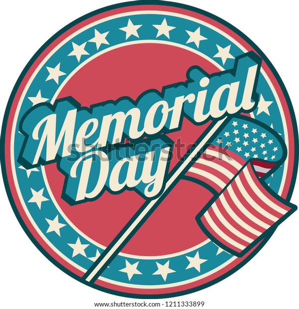 Memorial Day Symbol Stock Vector (Royalty Free) 1211333899 | Shutterstock