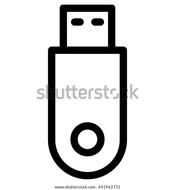 Memory Stick Vector Icon Stock Vector (Royalty Free) 641963731 ...